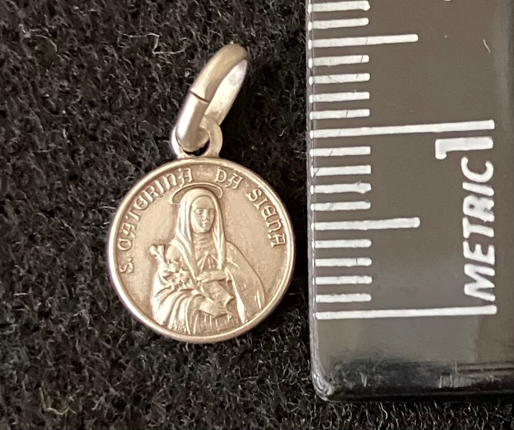 Medal St. Catherine 1cm – ST. DOMINIC'S STORE
