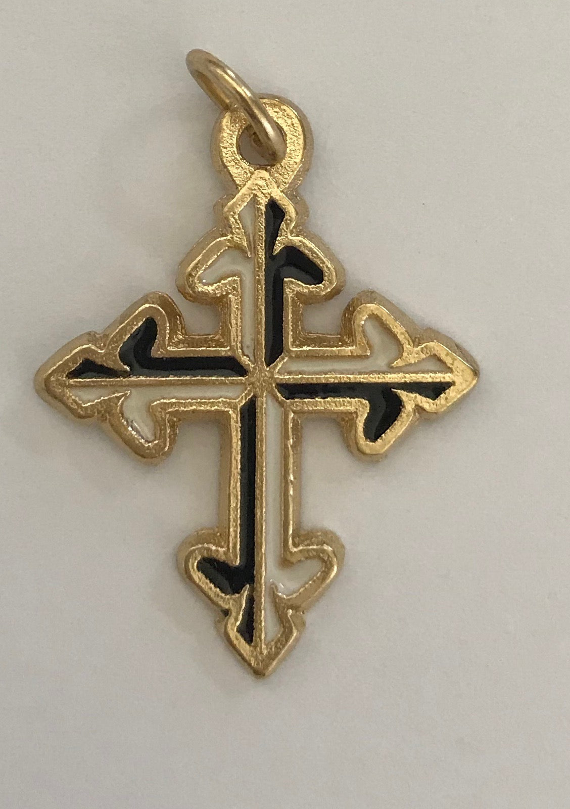 Cross Small Gold 1" – ST. DOMINIC'S STORE