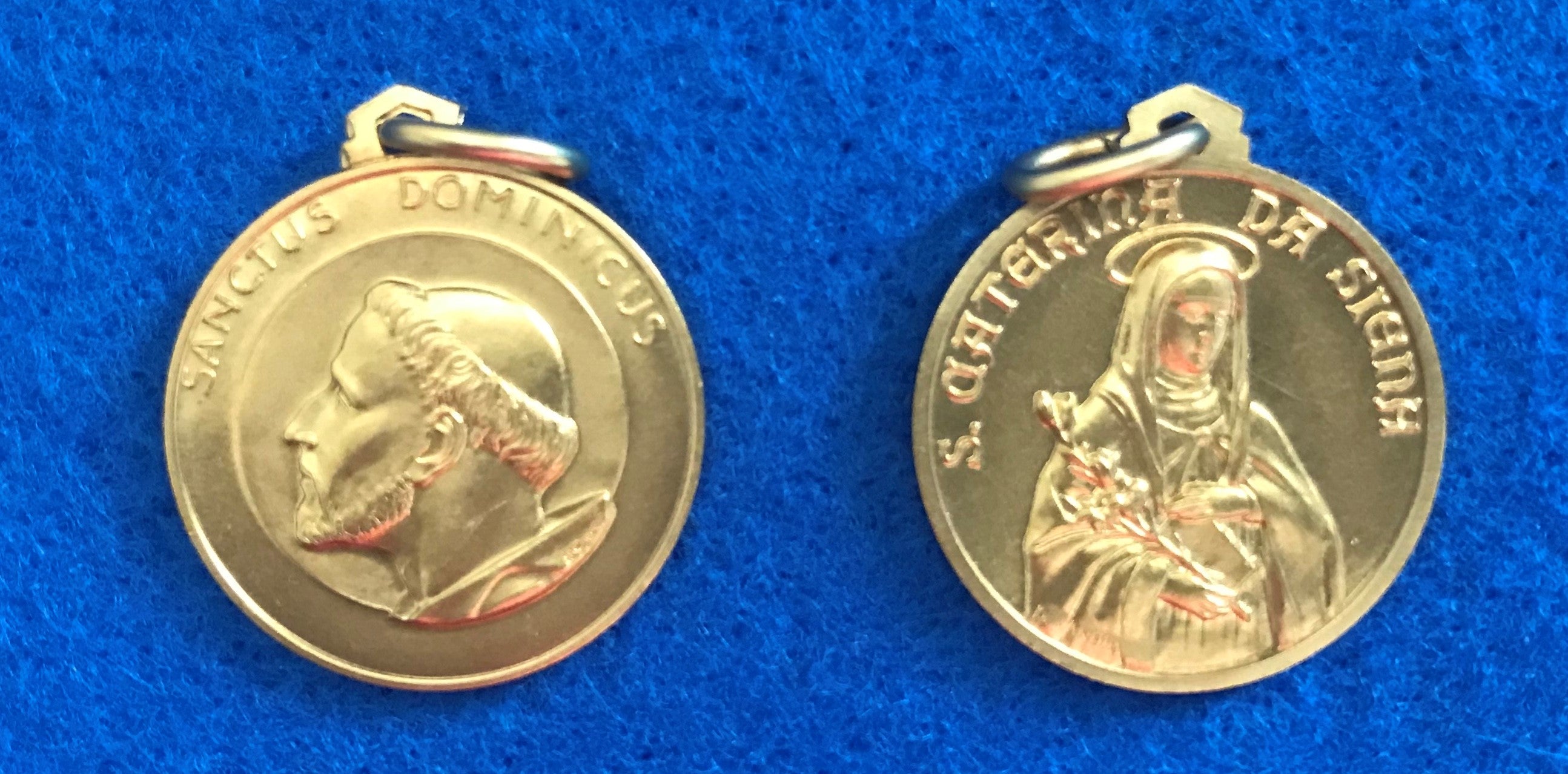 Medal: Sts. Dominic-Catherine gold – ST. DOMINIC'S STORE